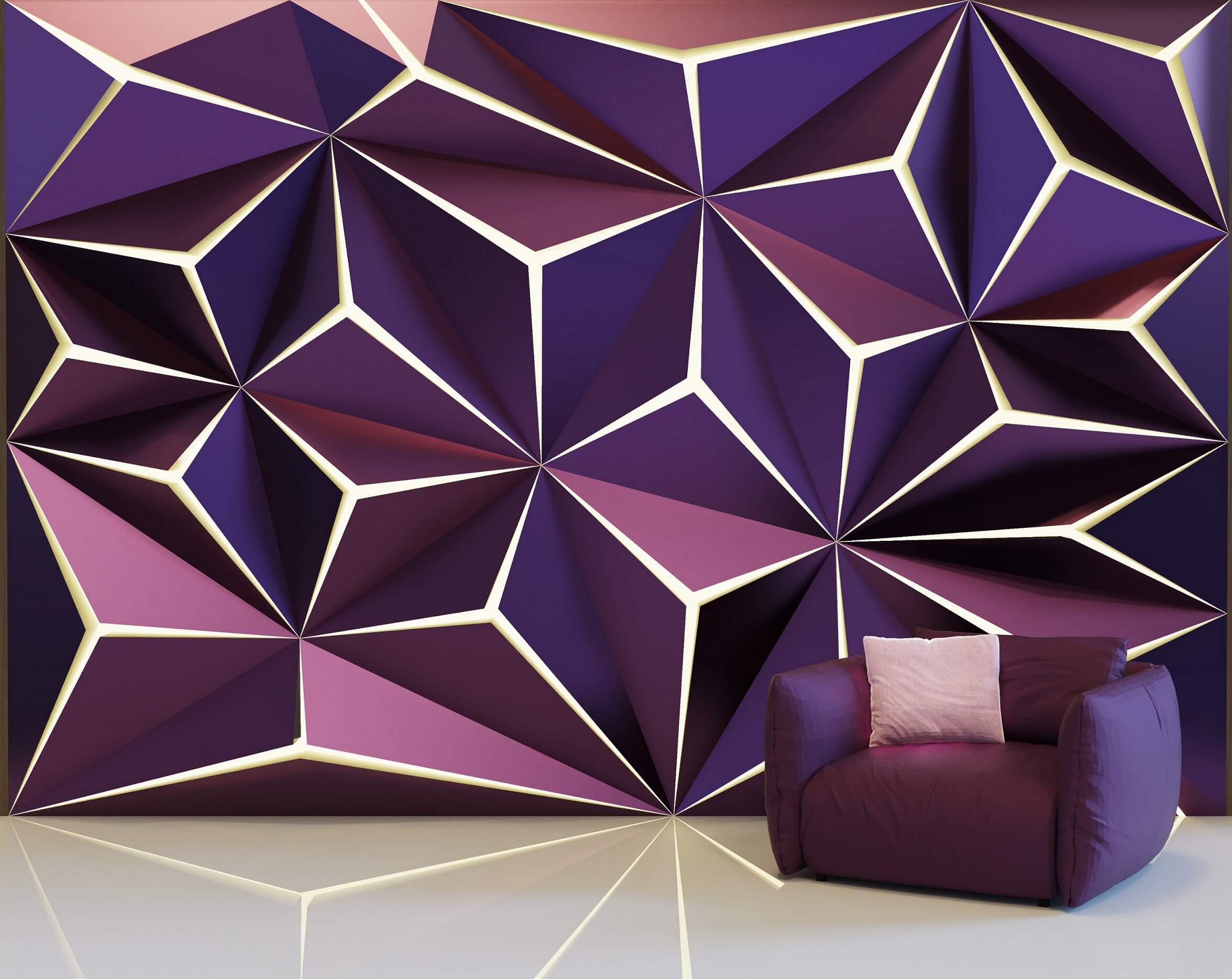 Wall Geometric Designs & Best Geometric Wall Paint Ideas - Xing Floors